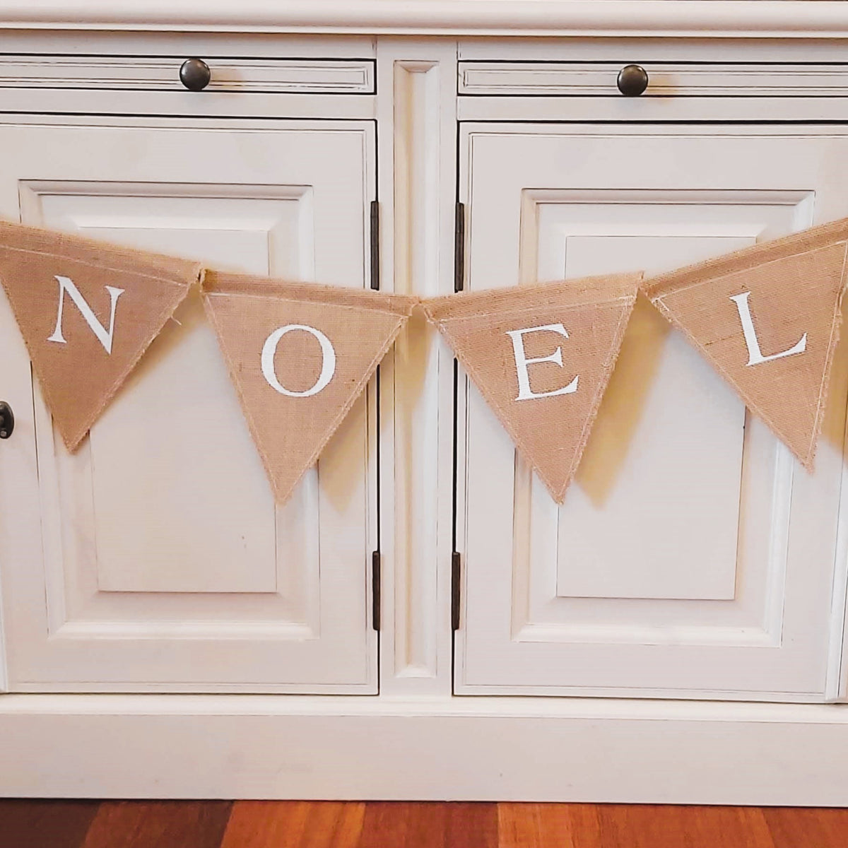 French Noël Christmas Bunting | Rustic French Country Garland - Malmaison