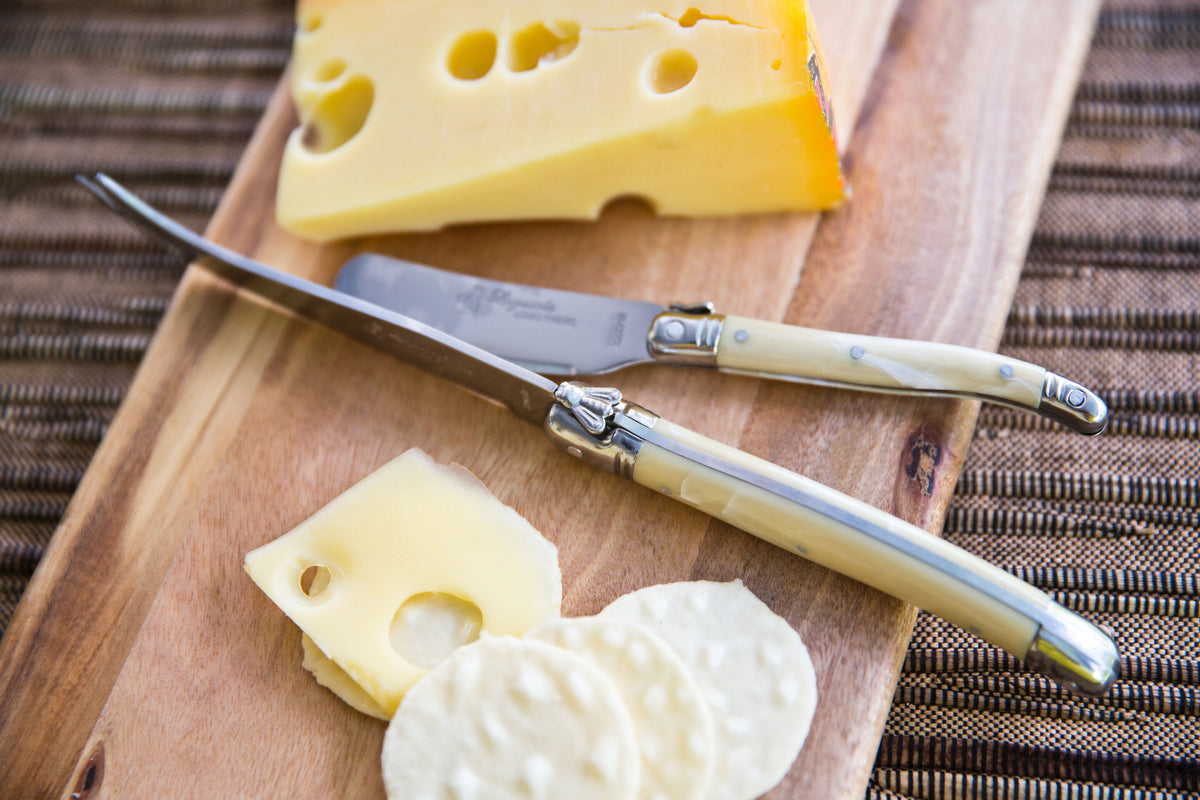 Laguiole by Louis Thiers Luxe Cheese Set - Ivory - Malmaison