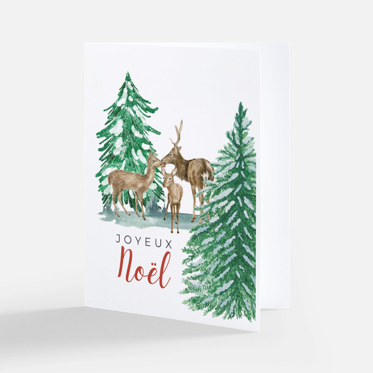 French-Inspired Christmas Greeting Cards | Joyeux Noël | Malmaison