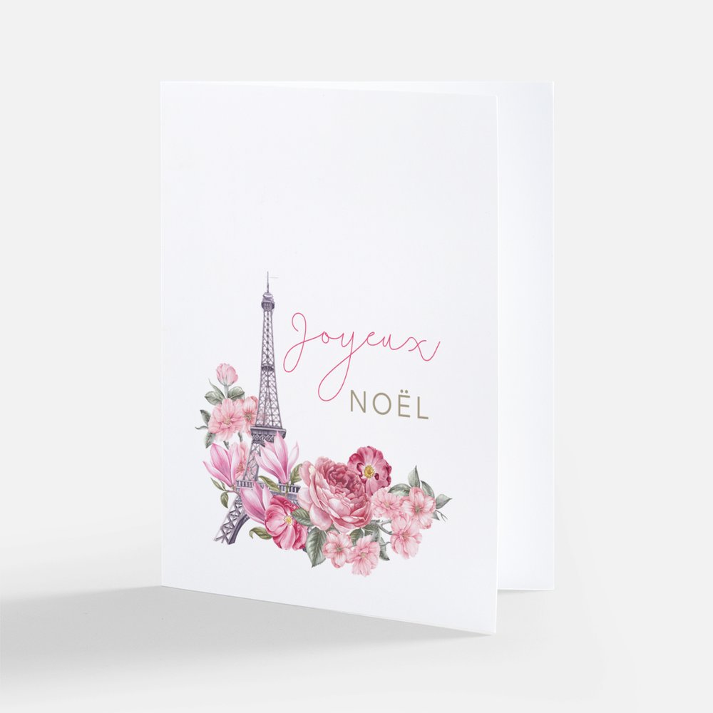 French-Inspired Christmas Greeting Cards | Joyeux Noël | Malmaison